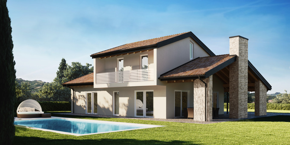 Villa Prefabbricata in Legno su due piani - Kyra - Wolf Haus