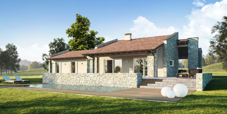 Casa Prefabbricata a un piano in Stile classico - Ayana - Wolf Haus